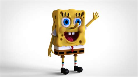 Artstation Spongebob Squarepants 3d Model