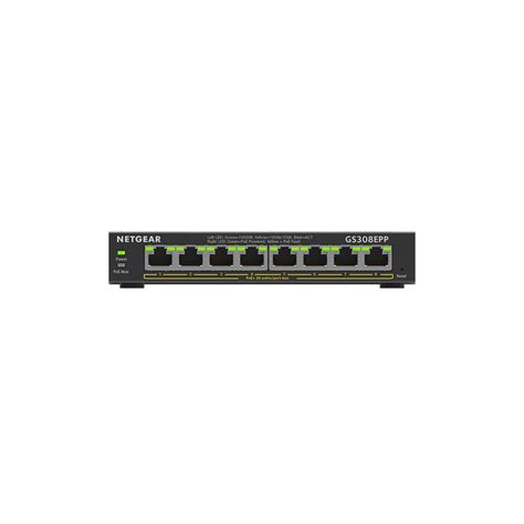 Gs308epp 8 Port Poe Gigabit Ethernet Plus Switch 123w Garansi 2 T— Netgearstore Id