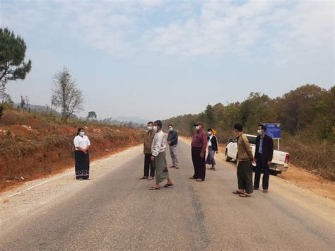 လွိုင်လင် ပန်ကေတု သီပေါလမ်းပိုင်းအား ၅ ၅ မီတာအကျယ် ကတ္တရာလမ်းချဲ့ခြင