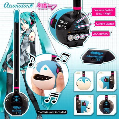Otamatone Hatsune Miku Fun Japanese Electronic Toy Synthesizer For