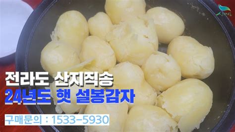 신바람 농산물 협력농가 판매상품 1533 5930 신선마켓com 전라도 산지직송 24년도 햇 설봉감자 3kg 5kg 10kg 판매개시 Youtube