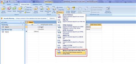 Convert Access Report To Word Document Step By Step