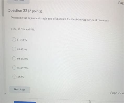 Solved Pag Question 22 2 Points Determine The Equivalent