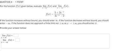 Solved For The Function F X Given Below Evaluate