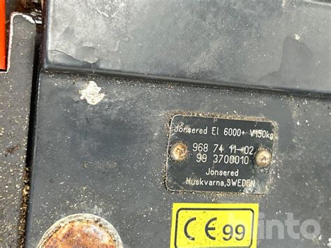 Sågverk Jonsered El 6000 Blinto Auktioner