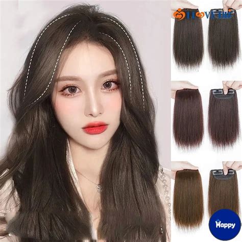Hs Women Invisible Seamless Synthetic Hair Pads Fluffy Hair Clip In One Piece Increase Hair