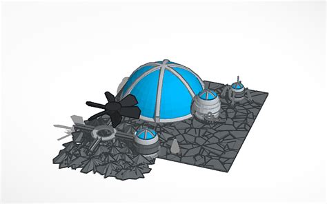 3d Design Space Colony Tinkercad