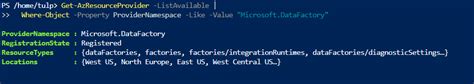 Resource Provider Microsoftdatafactory Stuck In Registering State
