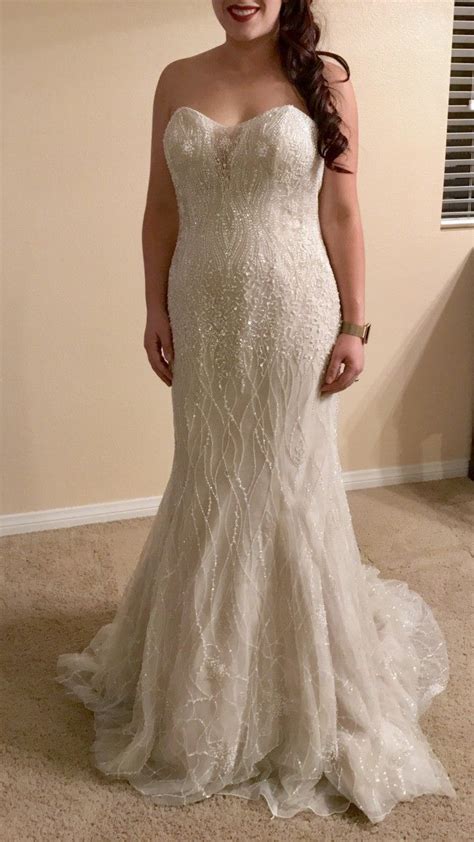 Strapless Beaded Wedding Dresses From The Darius Collection Designer