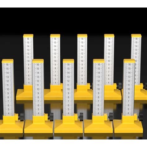 Woodworking Equal Height Ruler Upgraded Positioning Horizontal Elevation Rulers Double Sided