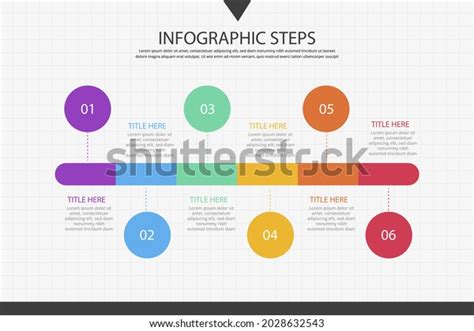 Process Infographic Design Template Timeline Step Stock Vector Royalty Free
