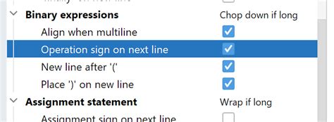 No Wrapping Option For If Statement In Code Style Ides Support