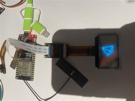 firebeetle 2 esp32 s3 测试1 连接透明显示屏、测试摄像头 df创客社区