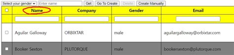 Javascript Tutorial For Sorting Table By Column Crud