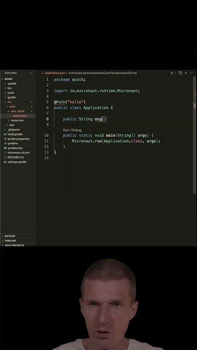 A Microservice From Scratch With Micronaut Airhacks Java Short Youtube