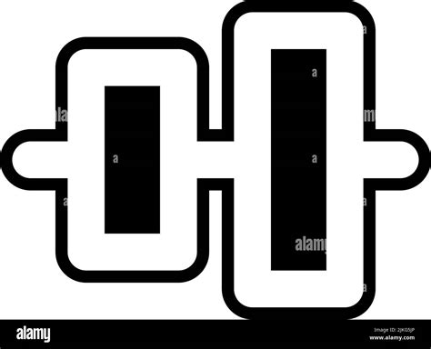 Align Center Icon Black Vector Illustration Stock Vector Image And Art Alamy