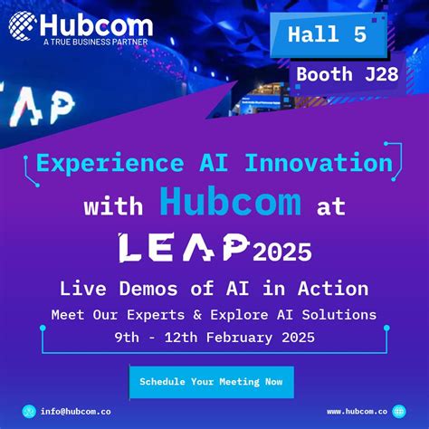 Leap2025 Aiinnovation Hubcom Meetusatleap Artificialintelligence… Hubcom