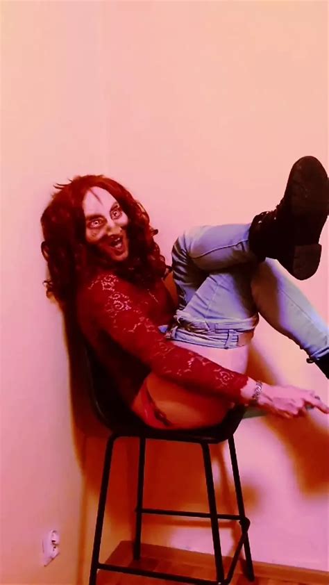 Nightmare Demon Bitch Loves Hard Ass Shoving Polish Shemale Amateur