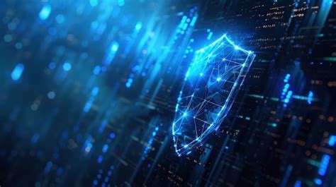 Digital Shield Protecting Data And Networks Premium Ai Generated Image