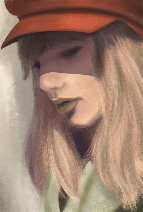 Taylor Swift Drawing Red