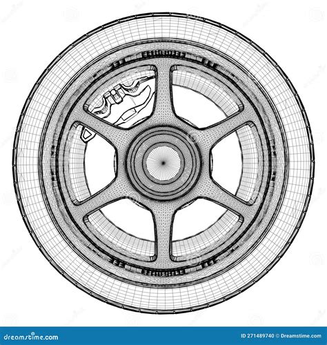 Wheel Hub Drawing