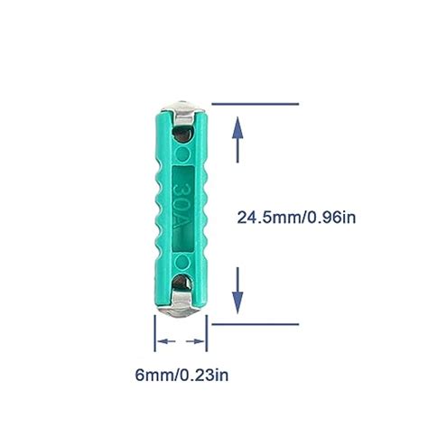 Snapklik Com BOJACK 8 Types 120pcs Torpedo Fuses Set Torpedo Shaped Fuses Automotive Fuse 5A