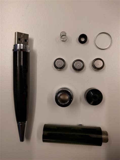 Usb And Laser Pointer Pen R Knolling