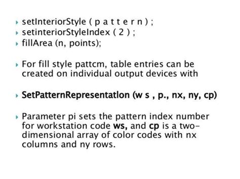 Attributes Of Output Primitives Curve Attributes And Area Fill Attributes Pptx