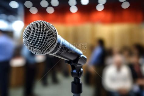 讲台上的麦克风高清图片下载 正版图片600222980 摄图网