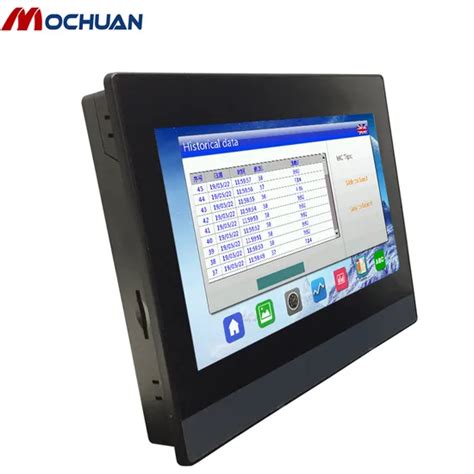 Mochuan RS485 Industrial Resistive Modbus Cheap 5 Inch HMI Panel With Ports At The Back 5 Inch