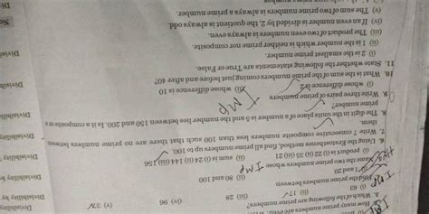 Divisibility Divisibility By 1 Find The Prime Numbers Between Filo