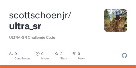 GitHub - scottschoenjr/ultra_sr: ULTRA-SR Challenge Code