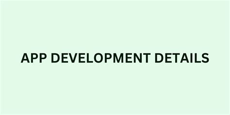 Unidevgo App Development Details