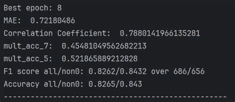 Result Is Different From The Paper For The Mosi Dataset · Issue 16 · Declare Labmultimodal