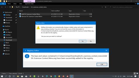 How To Add Sfc Scannow Option In Context Menu In Windows
