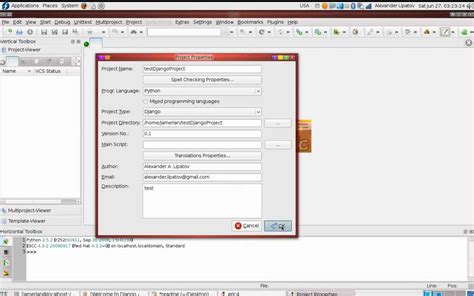 How To Create Django Project Using Eric Python Ide Youtube