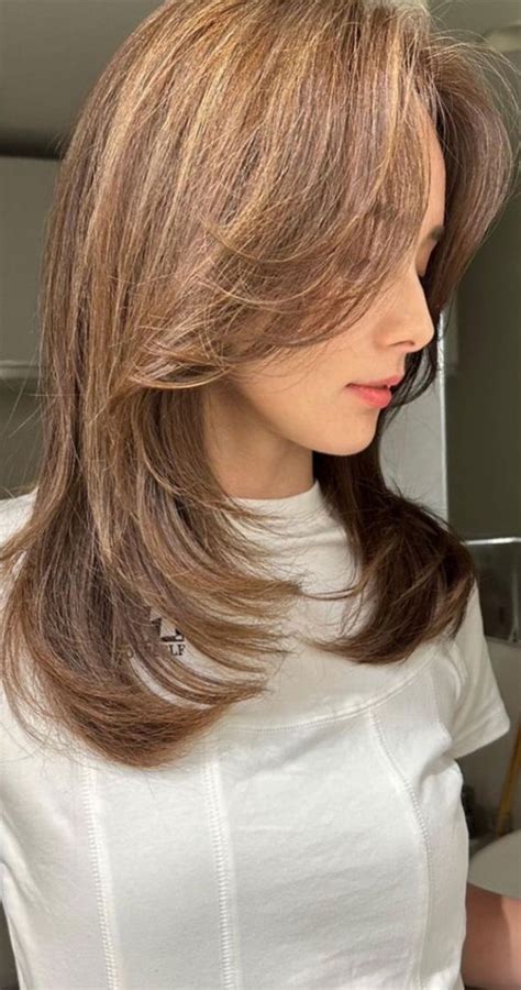 50 Chic And Versatile Medium Layered Haircut Ideas Cascading Curtain