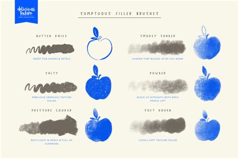 Delicious Texture Brushes For Procreate Lisa Glanz