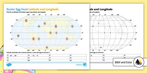 Latitude And Longitude Worksheet Teach Starter Worksheets Library