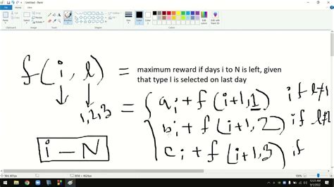 Dynamic Programming Solve From Contest Atcoder Vacation Youtube