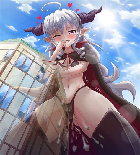 Rule 34 2023 Absurd Res Ahoge Bikini Biting Own Finger Blue Sky Blush Bodily Fluids Breasts