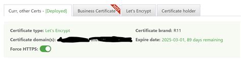 Ssl Dont Work After The Ssl Certificate Expired I Cant Update It Aapanel Free Hosting
