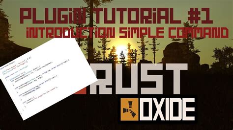 rust plugin tutorial 1 introduction simple command youtube
