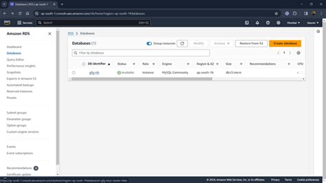 Amazon Rds Mysql Connecting To Db Geeksforgeeks