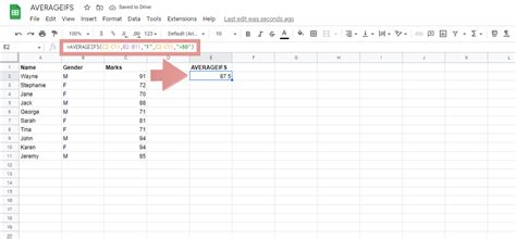 An Easy Averageifs Google Sheets Quick Start Guide For