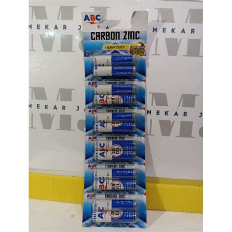 Jual Baterai Batere Battery Abc Biru Aaa Isi Pc Remote Shopee Indonesia
