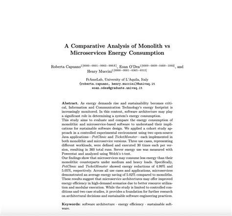 While Microservice Architectures May Grant A Better Coupling And