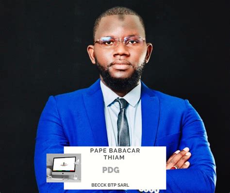 portrait pape babacar thiam pdg becck btp lead sen