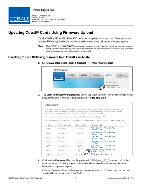 Cobalt Digital Device Database
