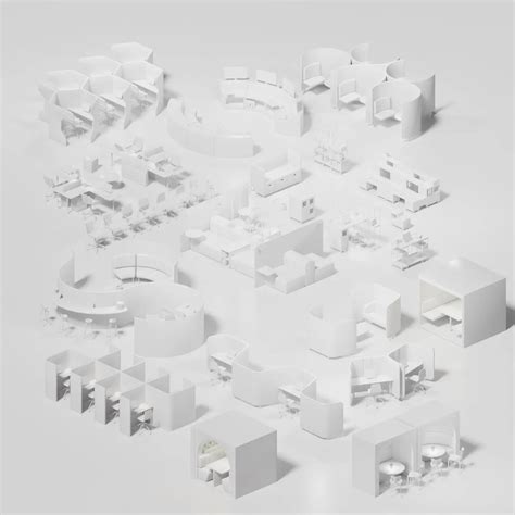 3d Model Collaborative Work Space Setup 2 Toffu Co